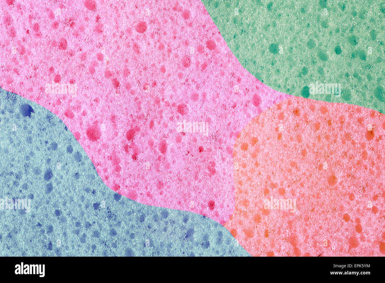 Detail of a colored sponge texture Stock Photo - Alamy