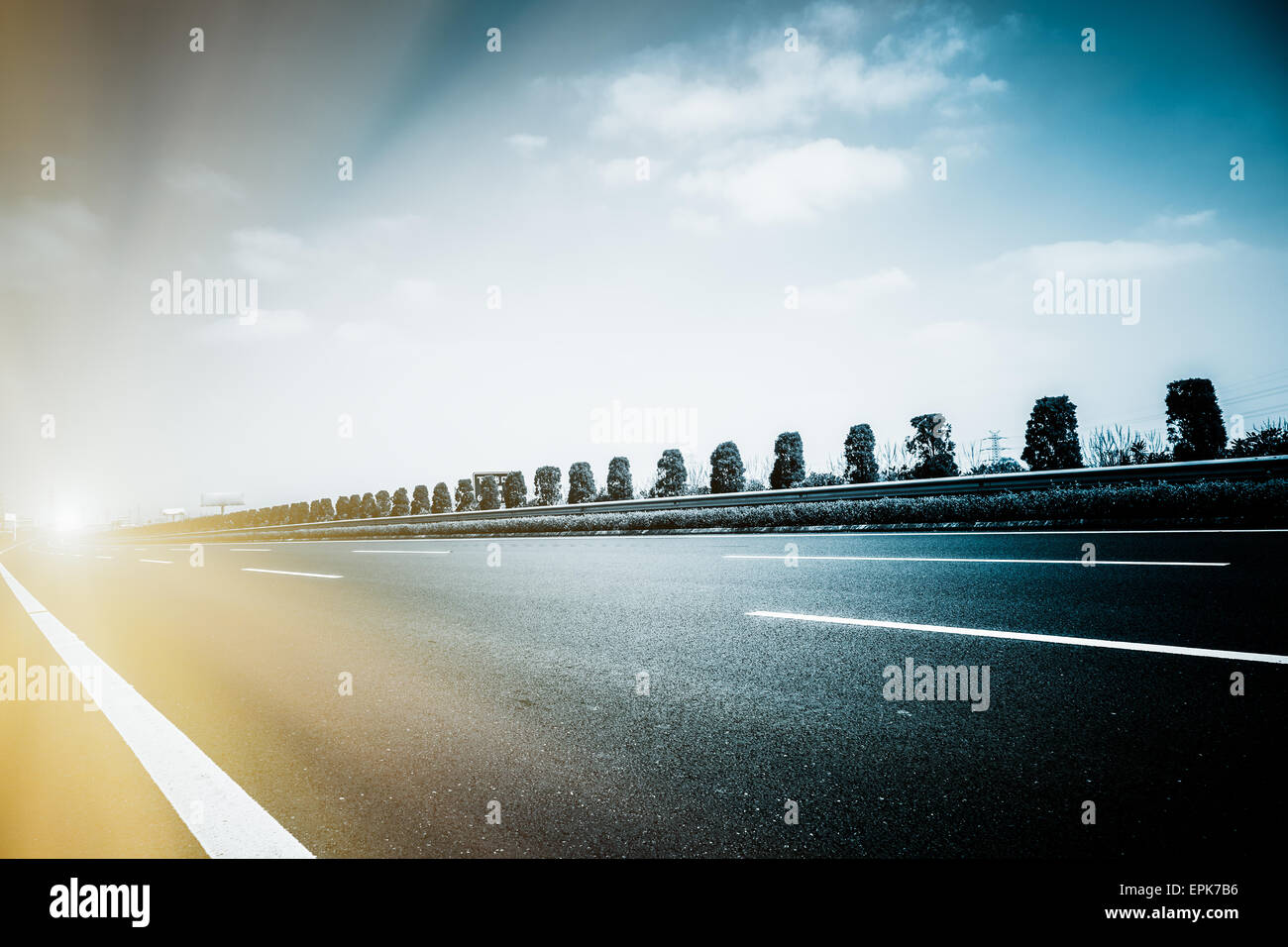 traffic of road Stock Photo - Alamy