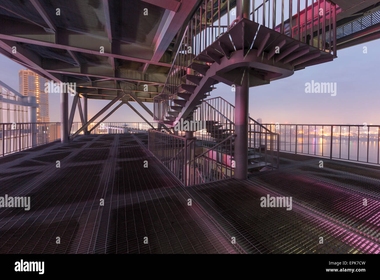 The helicopter platform Stock Photo - Alamy