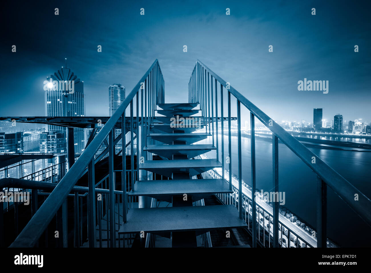 The helicopter platform Stock Photo - Alamy