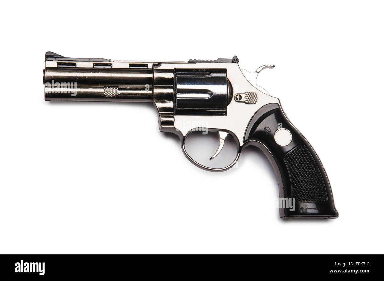 Handgun isolated on the white background Stock Photo - Alamy