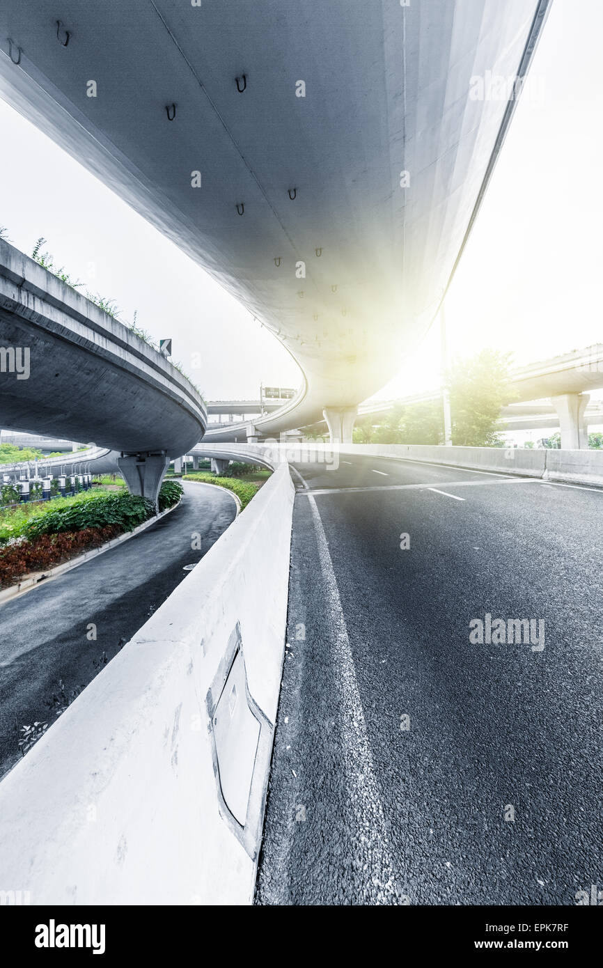 Empty freeway overpass hi-res stock photography and images - Alamy