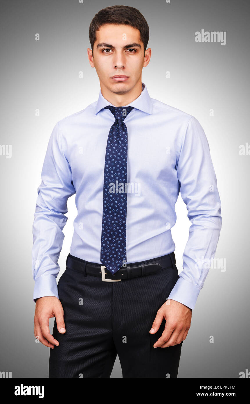 Male model with shirt isolated on white Stock Photo - Alamy