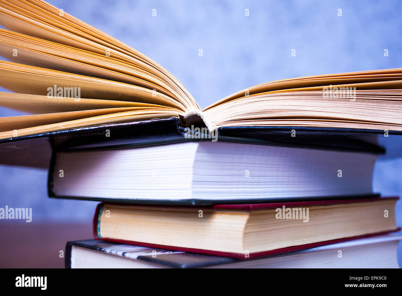 stack of vintage books Stock Photo - Alamy