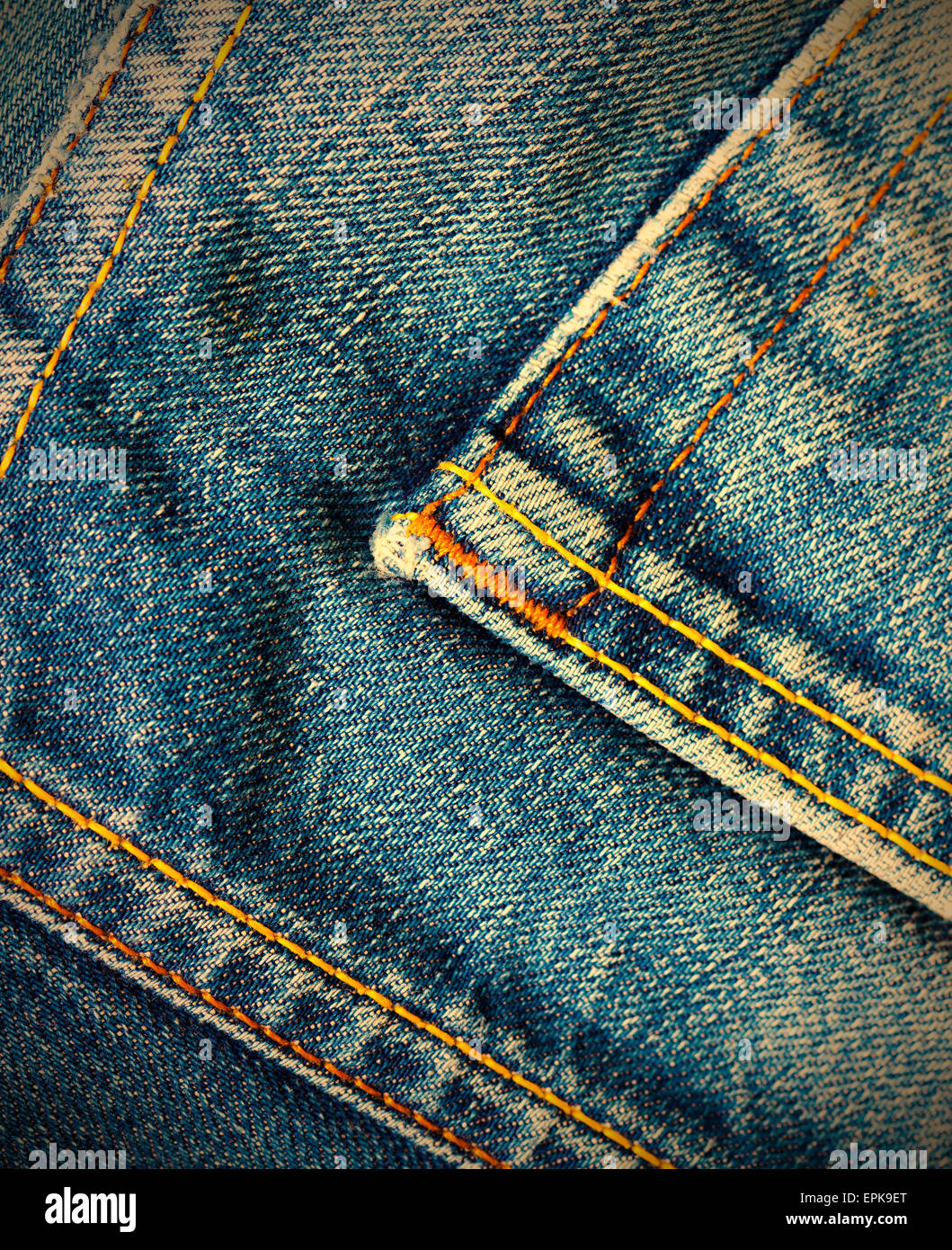 aged blue denim Stock Photo - Alamy