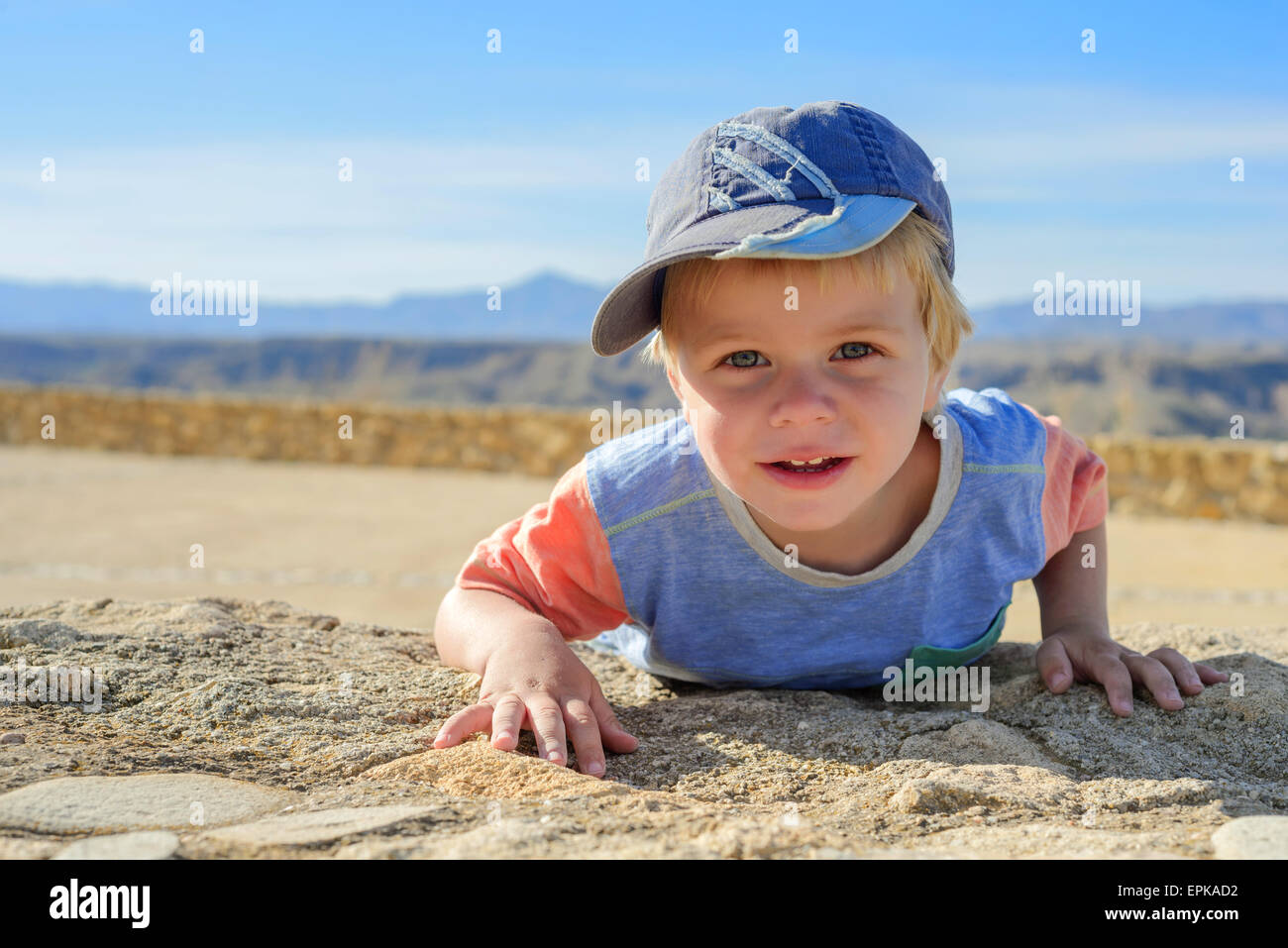 Boy laying down hi-res stock photography and images - Alamy