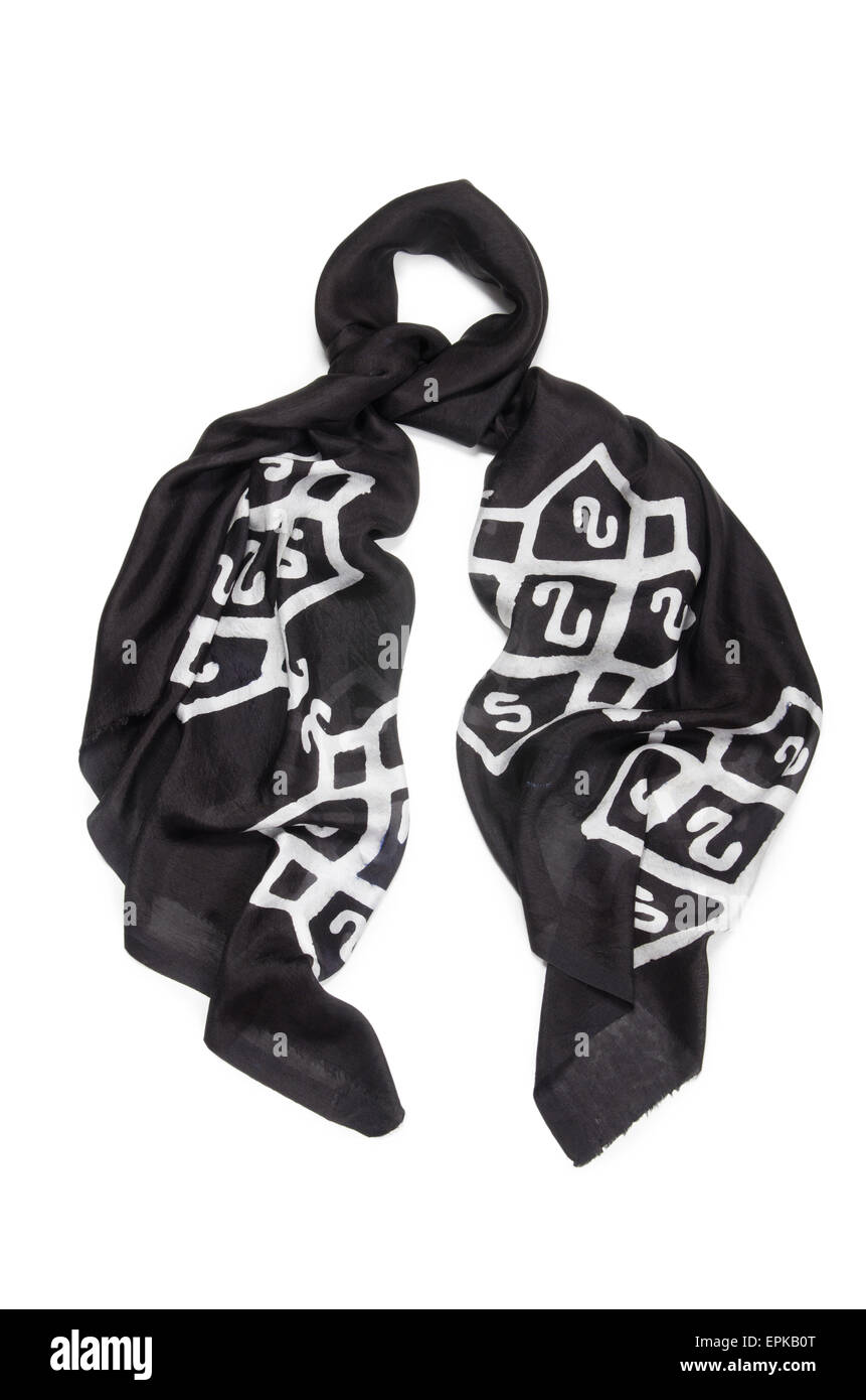 Woman scarf isolated on the white background Stock Photo - Alamy