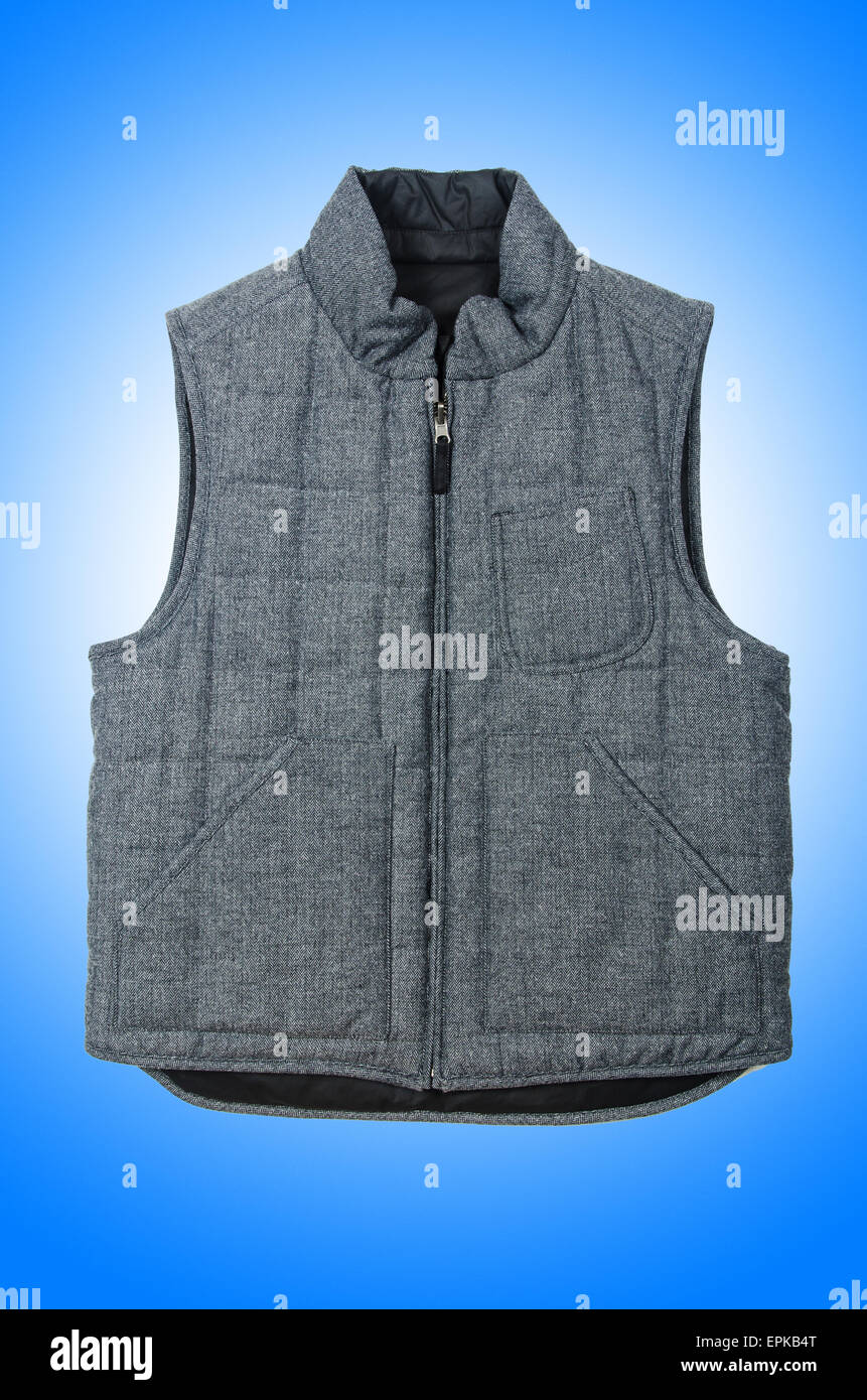 Vest isolated on the white background Stock Photo - Alamy