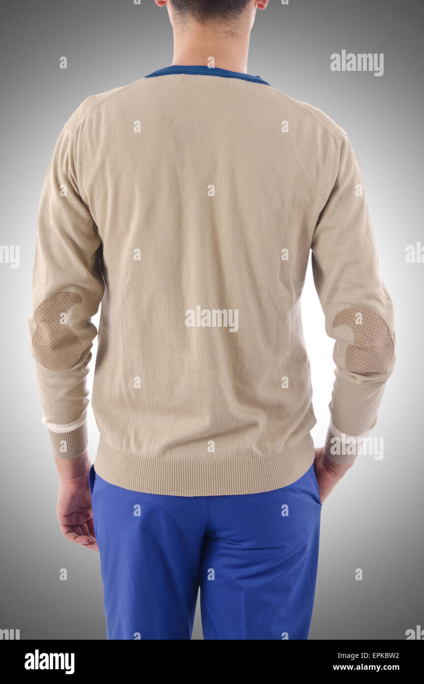 Stylish jacket isolated on model Stock Photo - Alamy