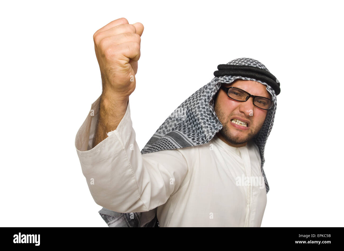 Angry arabic man with beard hi-res stock photography and images - Alamy