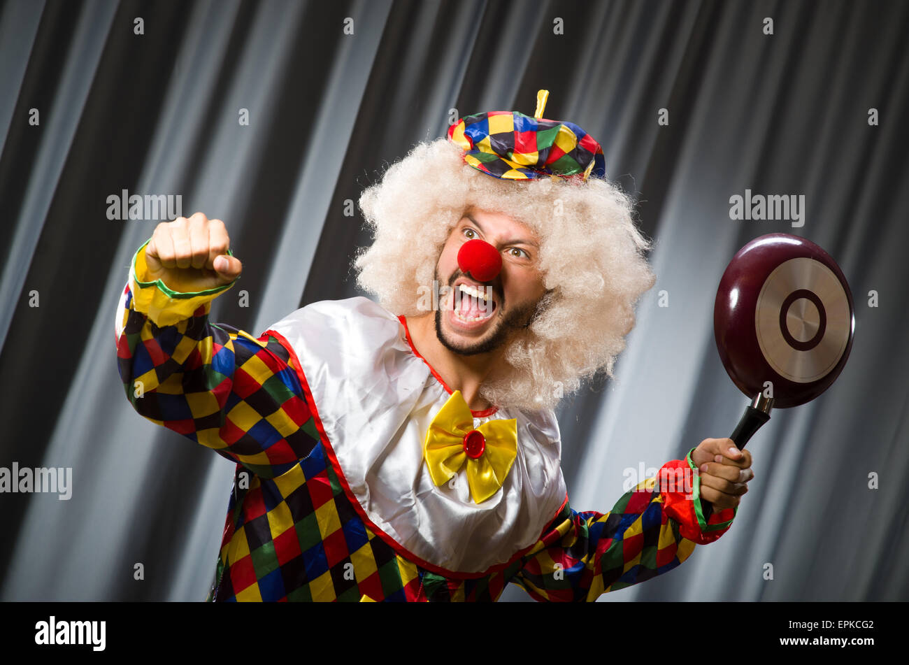 Angry clown hi-res stock photography and images - Alamy
