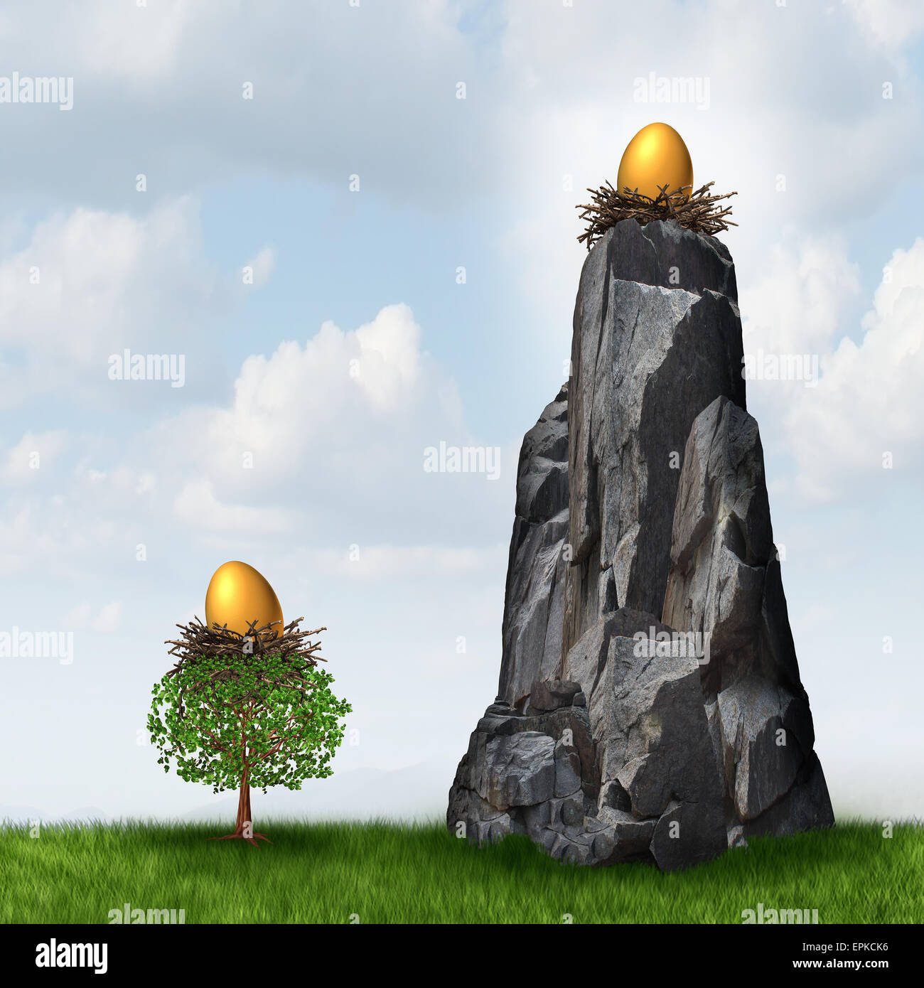 Nest egg tree hi-res stock photography and images - Alamy