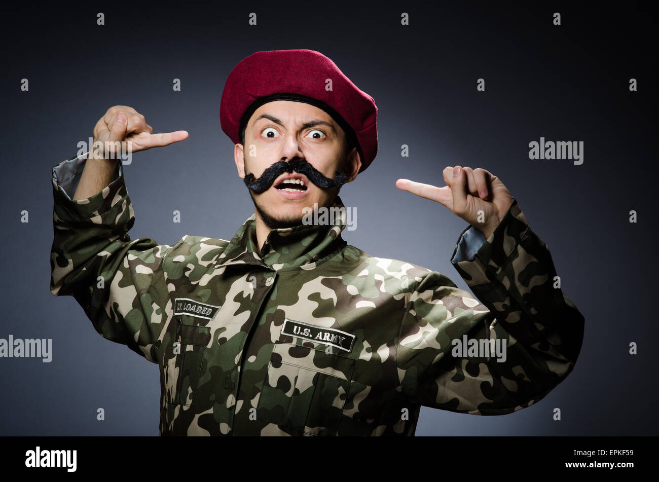 Angry military officer hi-res stock photography and images - Alamy