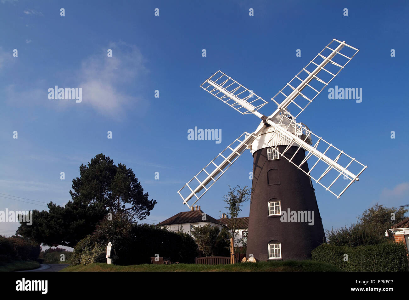 Old english windmill hi-res stock photography and images - Alamy