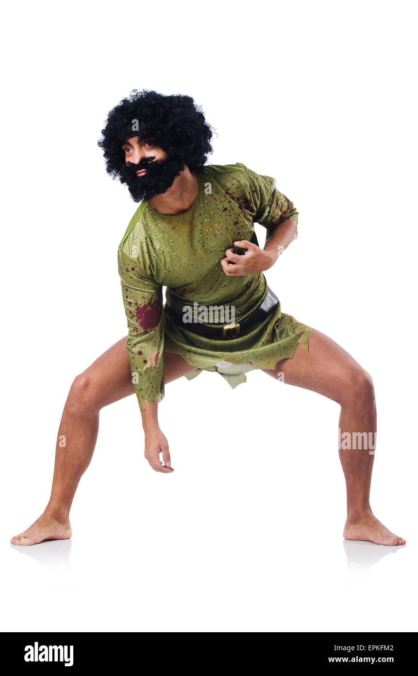 Savage man hi-res stock photography and images - Alamy