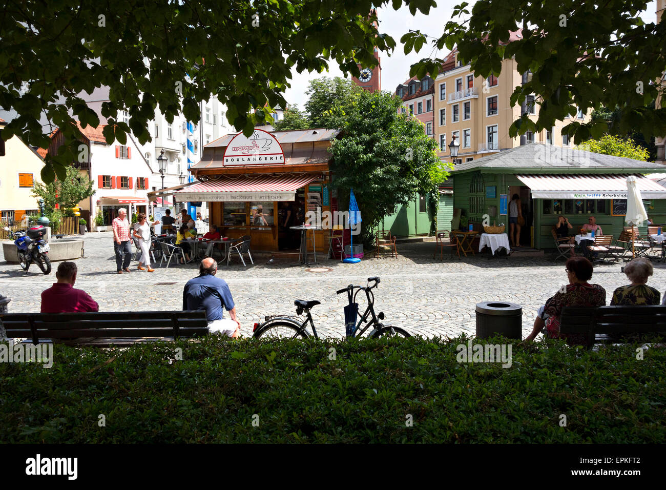 Wiener Platz ( Place ) Haidhausen, Munich Upper Bavaria Germany Stock ...