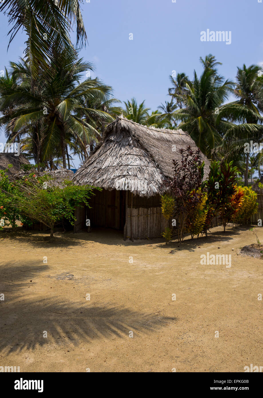 Panama, San Blas Islands, Mamitupu, Typical Kuna Homes In Kalu Obaki ...