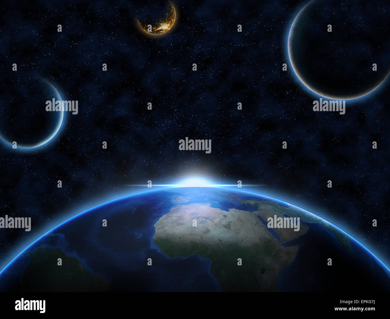 Beautiful planet in space hi-res stock photography and images - Alamy