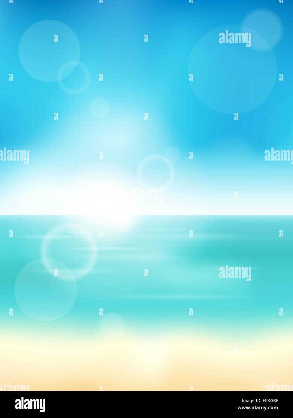 Summer theme abstract background 3 - picture illustration Stock Photo ...