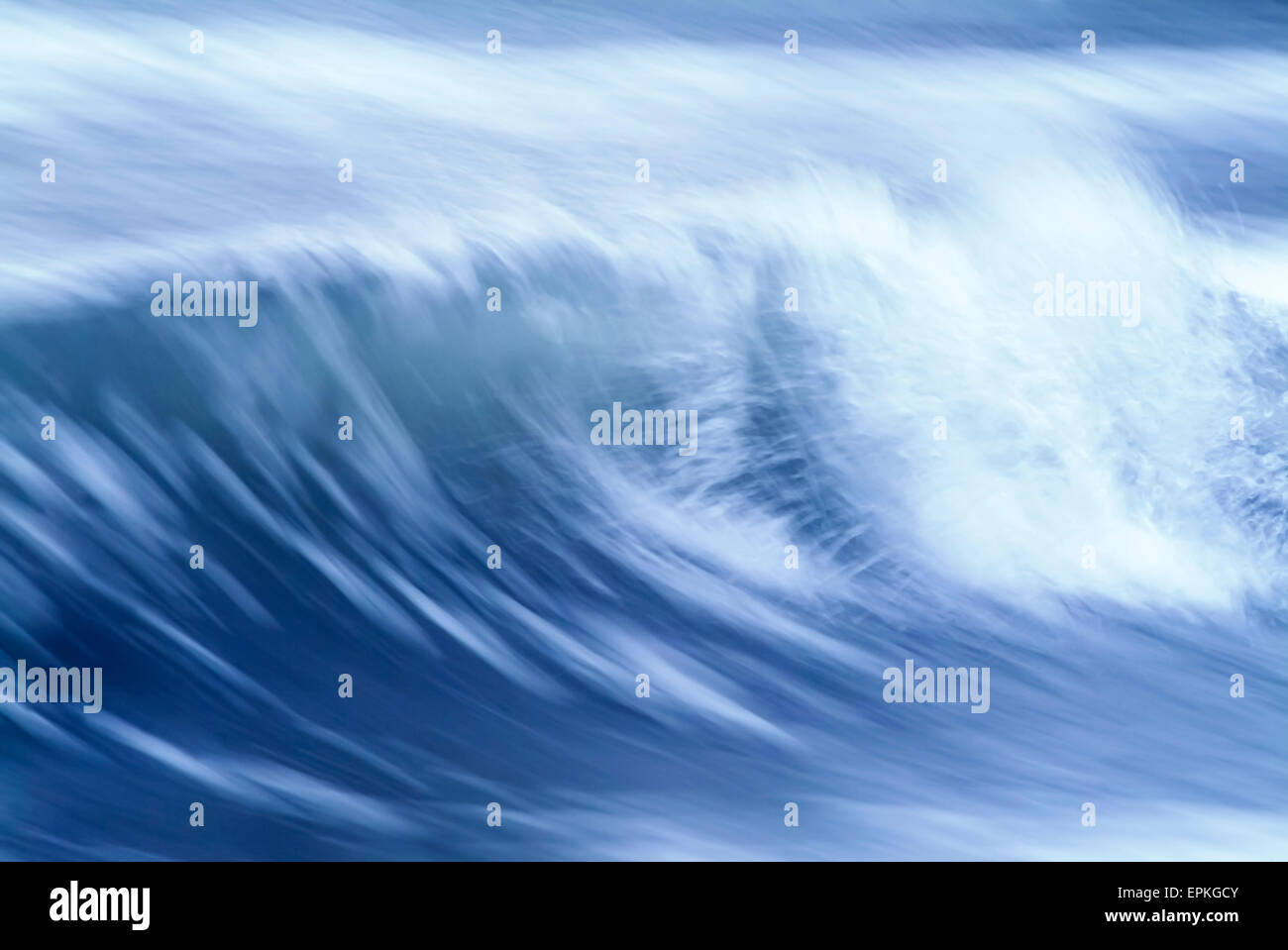 Movement of the waves on the beach Stock Photo - Alamy