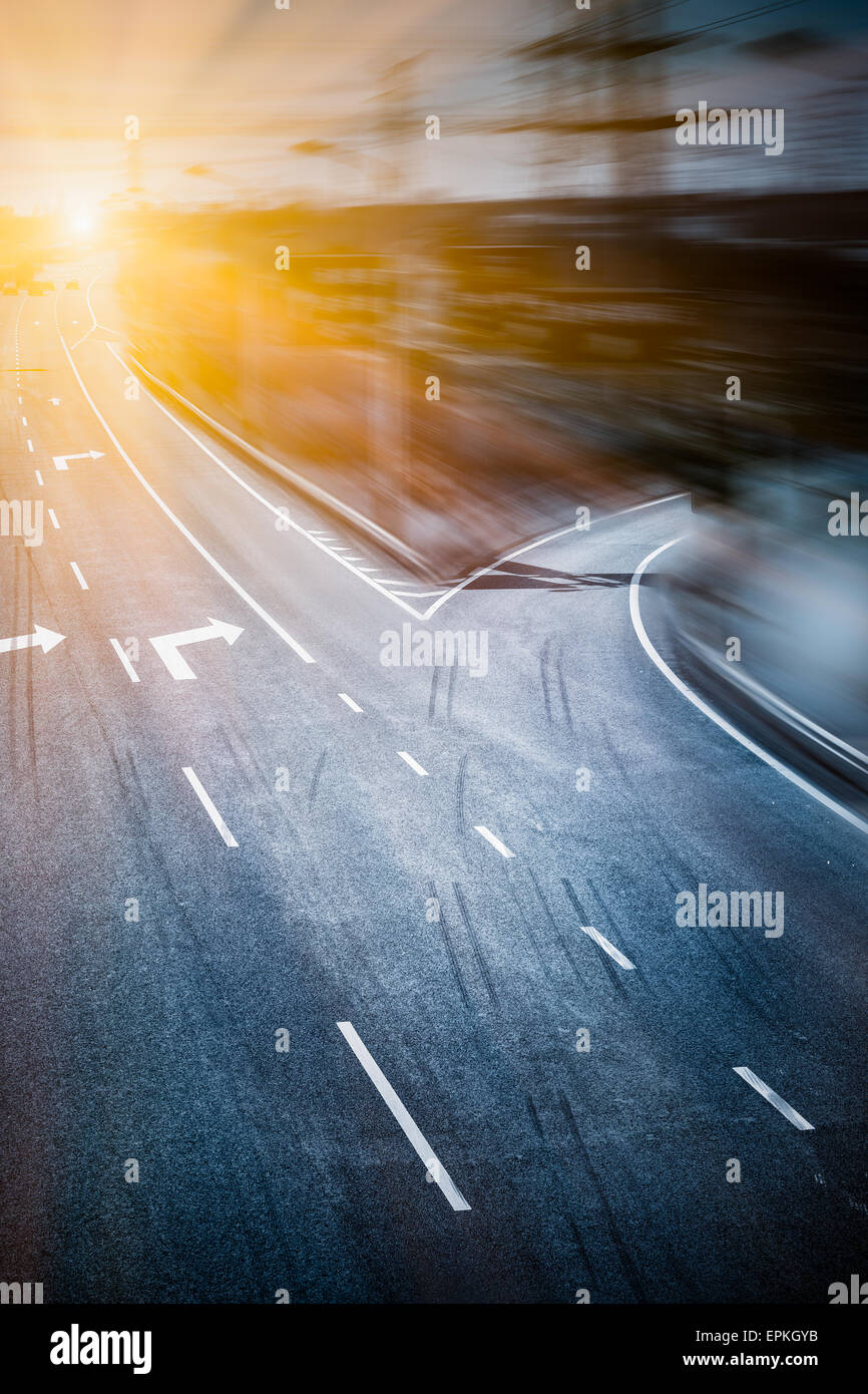 Fast road traffic hi-res stock photography and images - Alamy