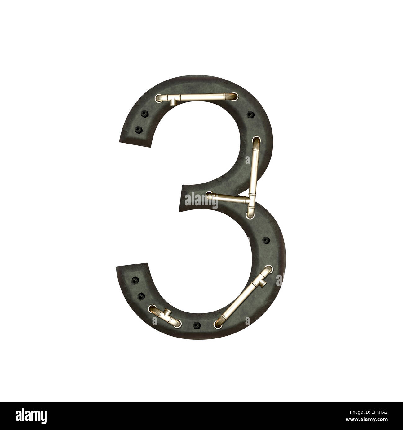 Number technically, 3 Stock Photo - Alamy