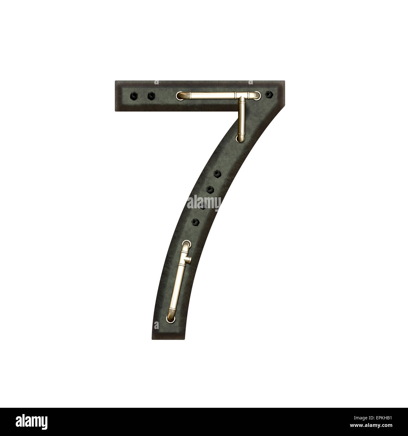 Number technically, 7 Stock Photo - Alamy