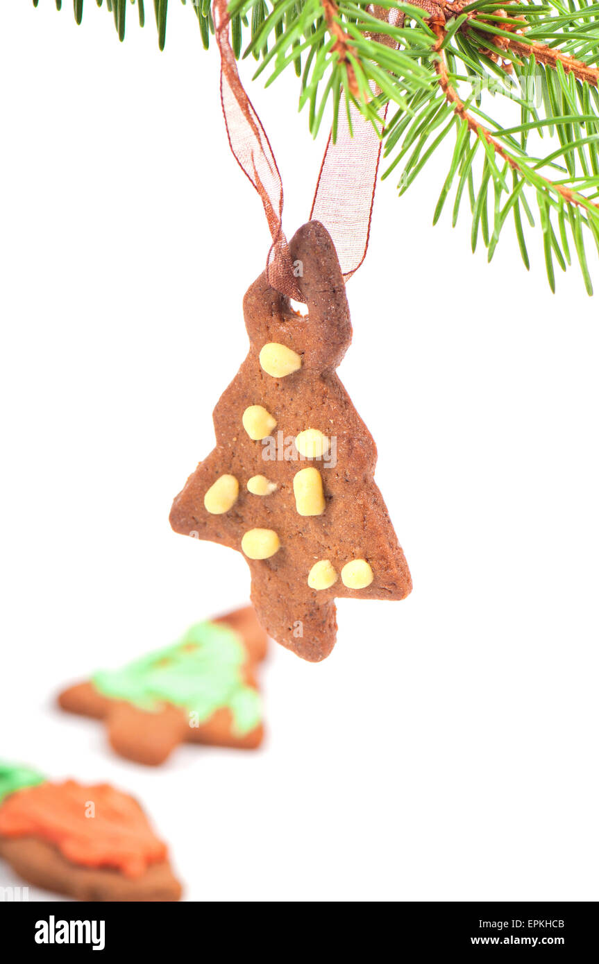 Christmas tree gingerbread cookie hi-res stock photography and images ...