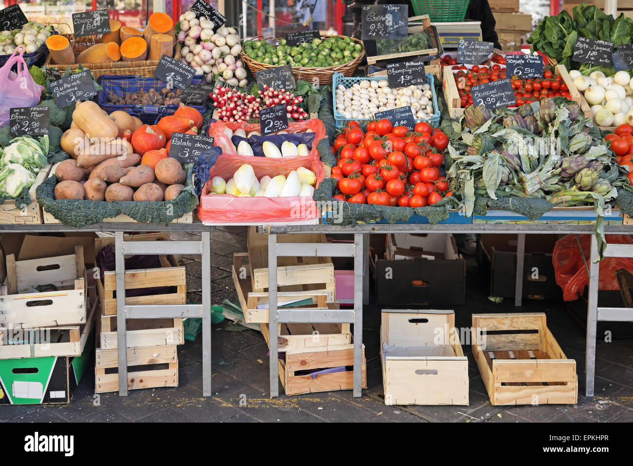 Squash market stall hi-res stock photography and images - Alamy