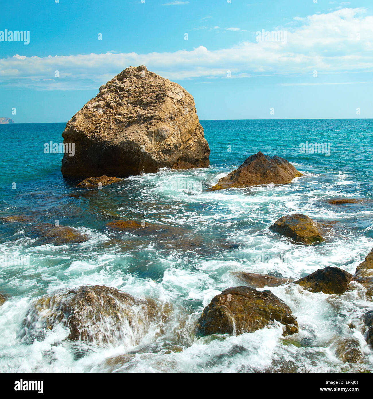 Beautiful sea landscape Stock Photo - Alamy