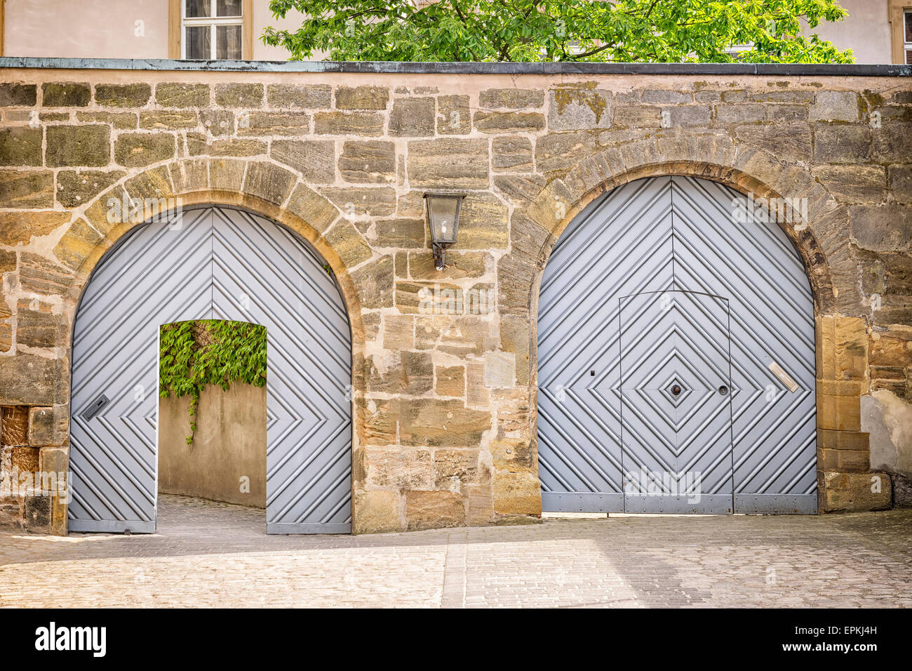 Two gates hi-res stock photography and images - Alamy