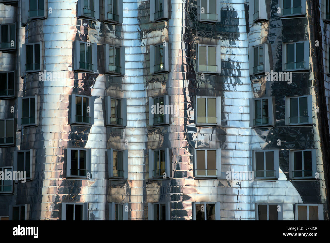 Gehry buildings in the media port of dusseldorf, north rhine-westphalia ...