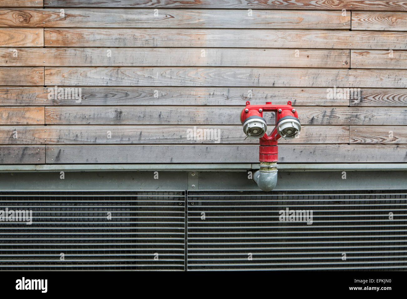 Germany, hydrant at facade Stock Photo - Alamy