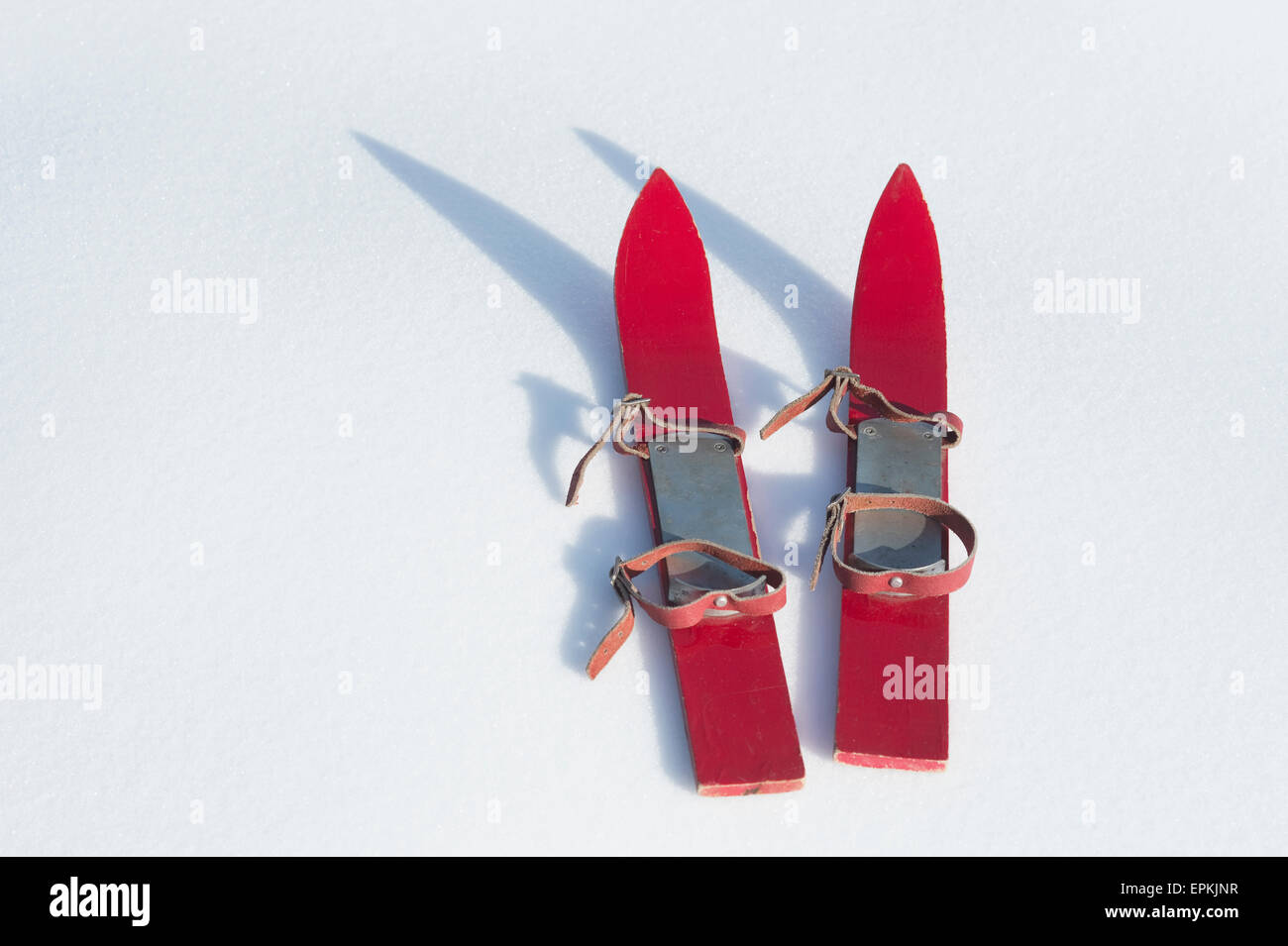 Two red winter ski hi-res stock photography and images - Alamy