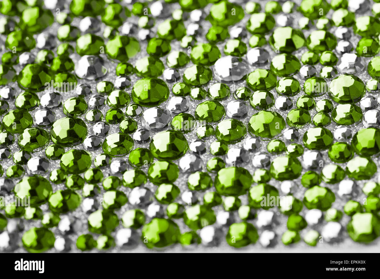 green and silver texture with crystals Stock Photo - Alamy