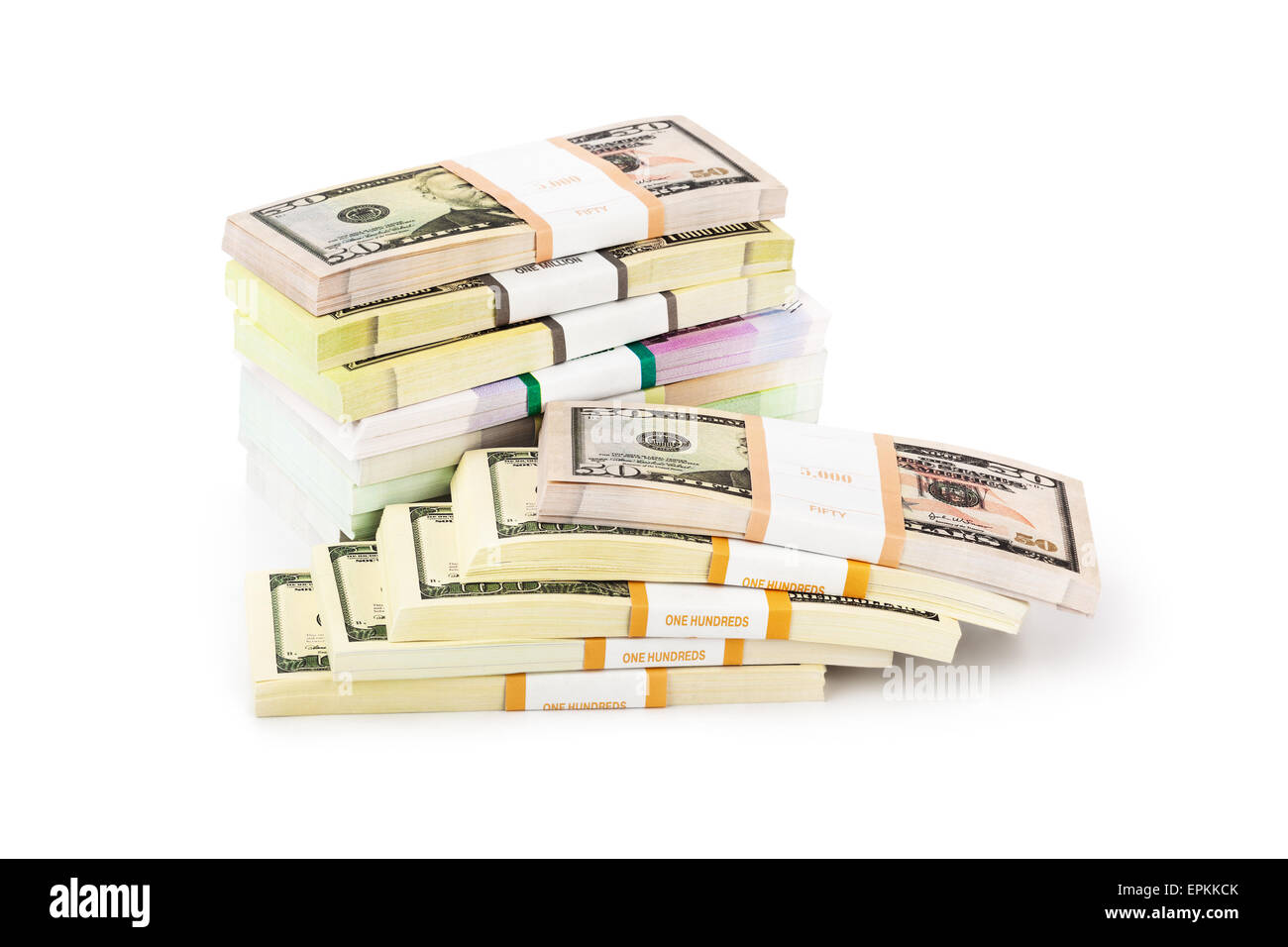 Heap euro money bills Cut Out Stock Images & Pictures - Alamy