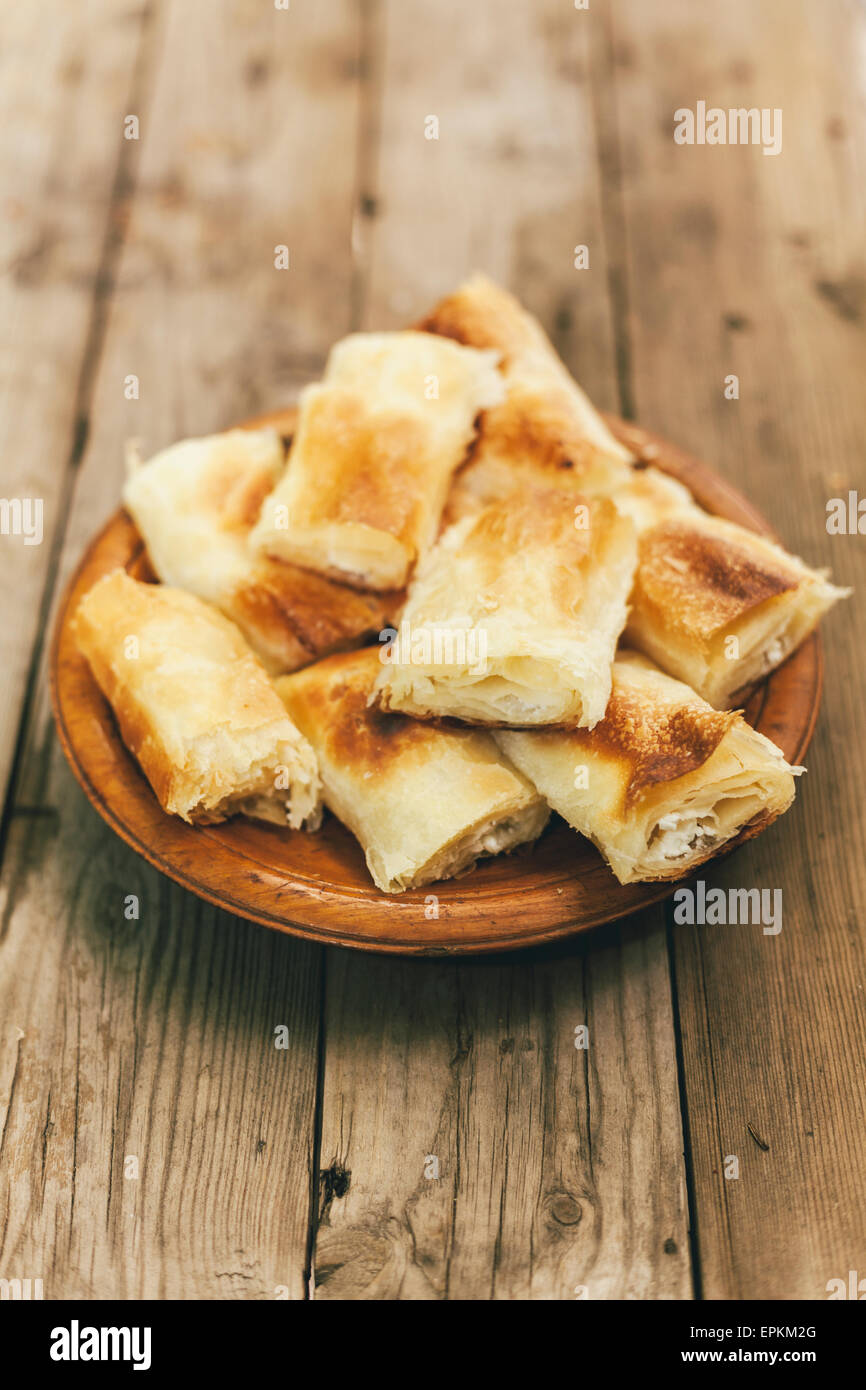 Traditional Bulgarian homemade breakfast Banitsa Stock Photo - Alamy