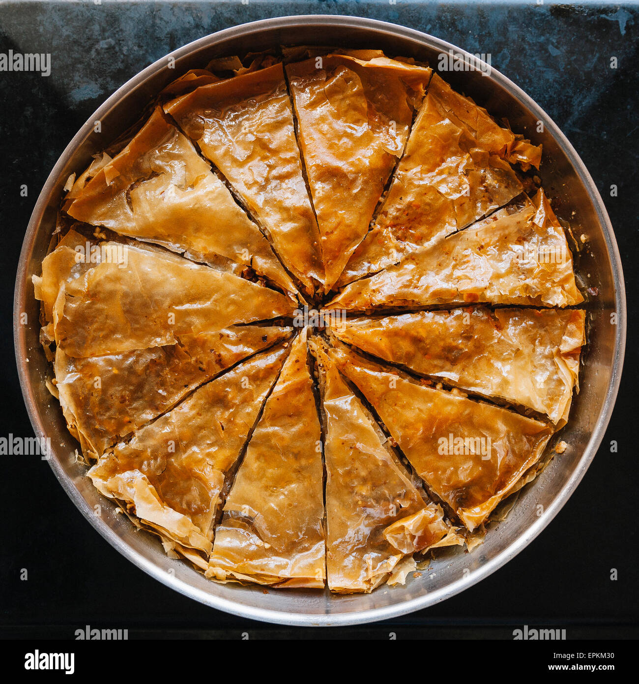 Traditional turkish sweet dessert Baklava Stock Photo - Alamy