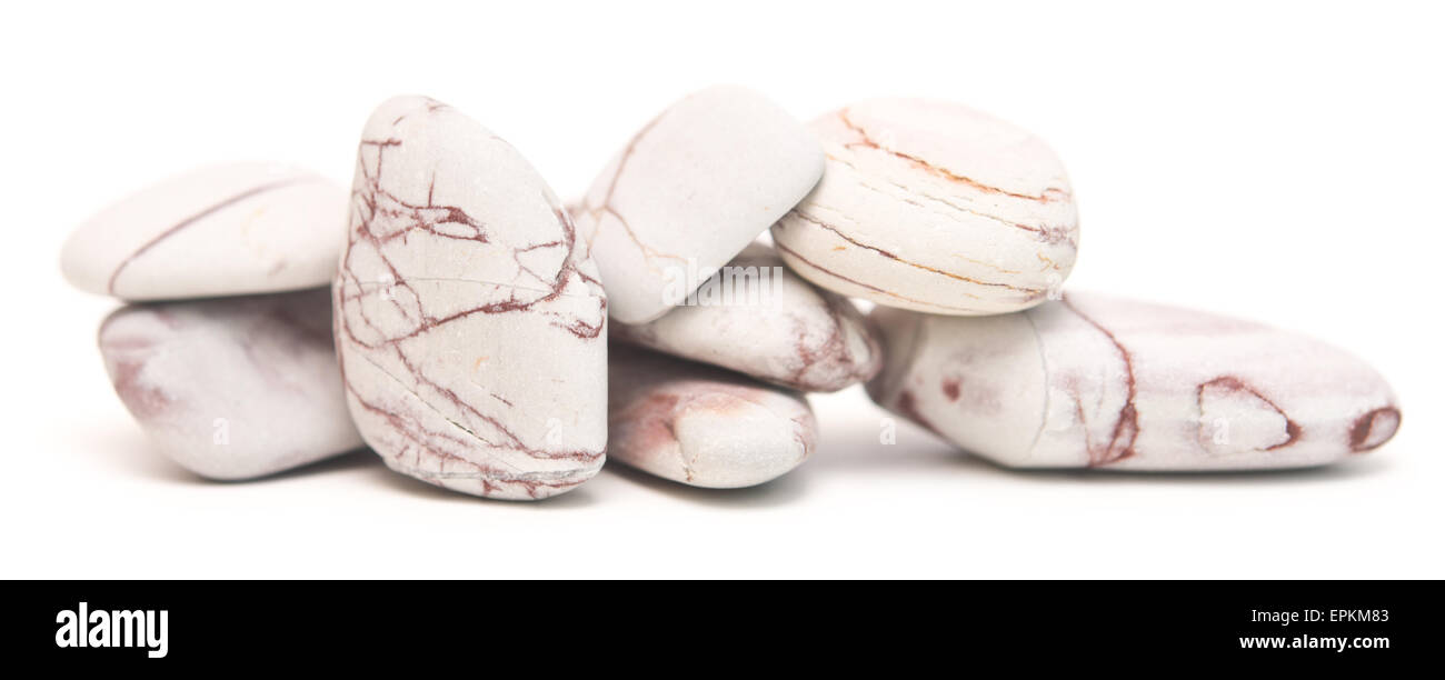 Round smooth stones Cut Out Stock Images & Pictures - Alamy