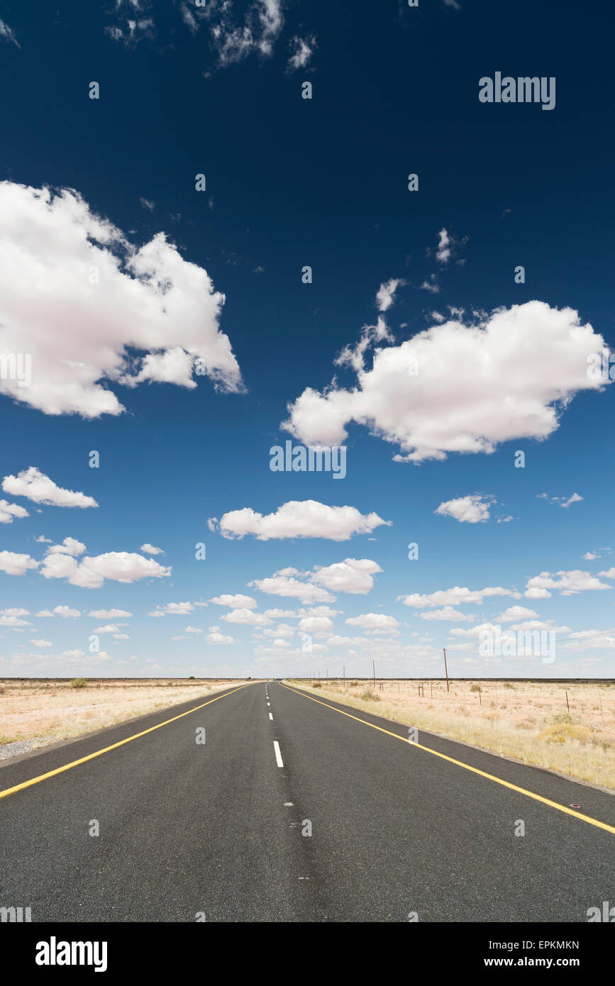 Namibia, Road through the country Stock Photo - Alamy