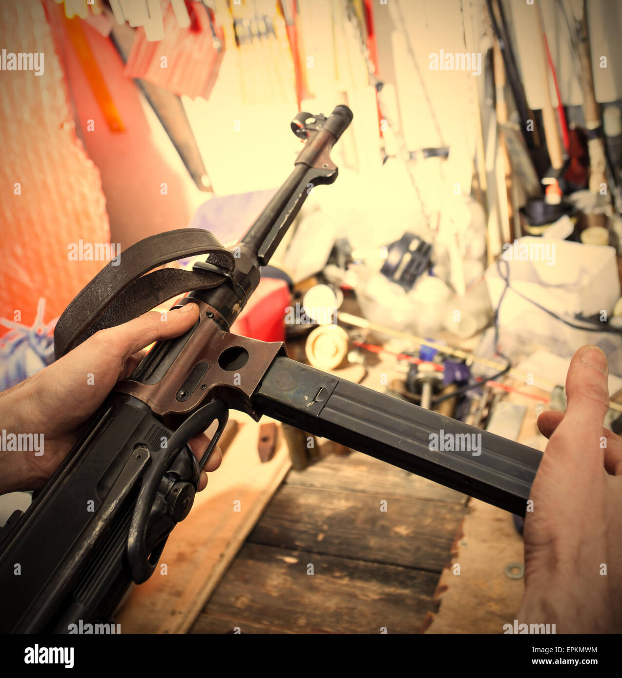 Sub machine gun hi-res stock photography and images - Alamy