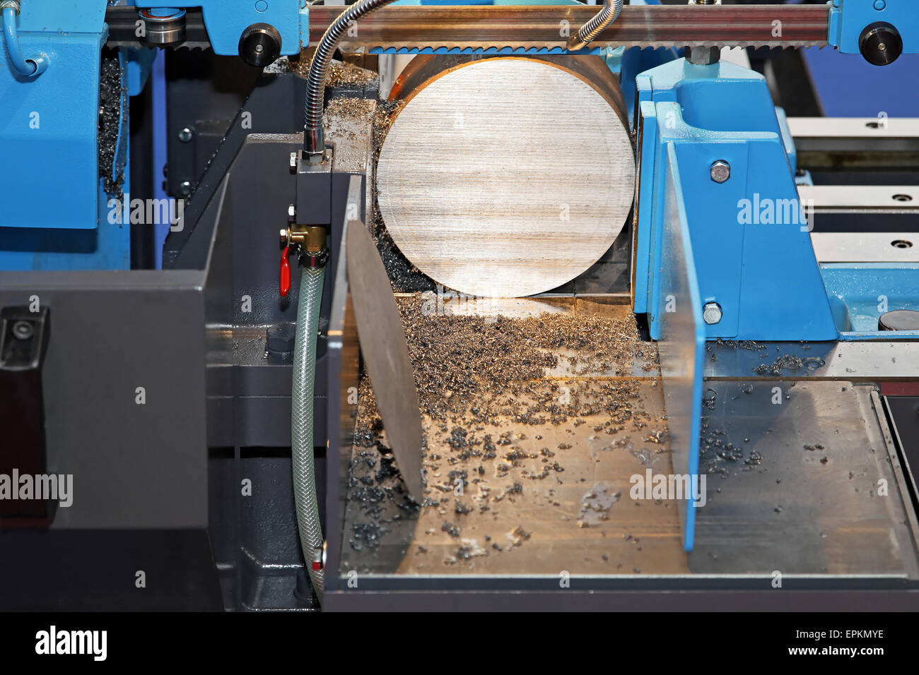 Automatic band saw Stock Photo - Alamy