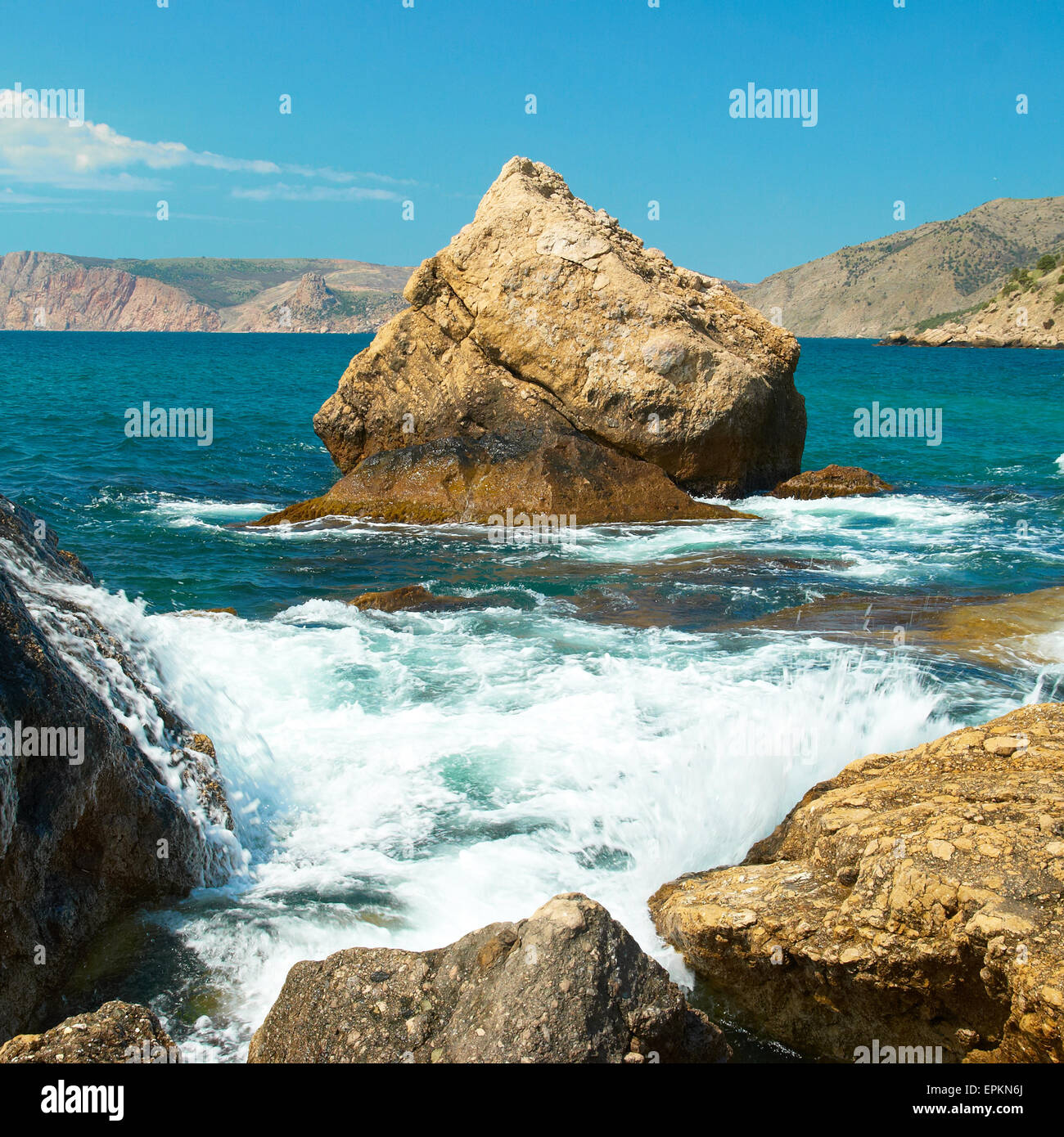 Beautiful sea landscape Stock Photo - Alamy
