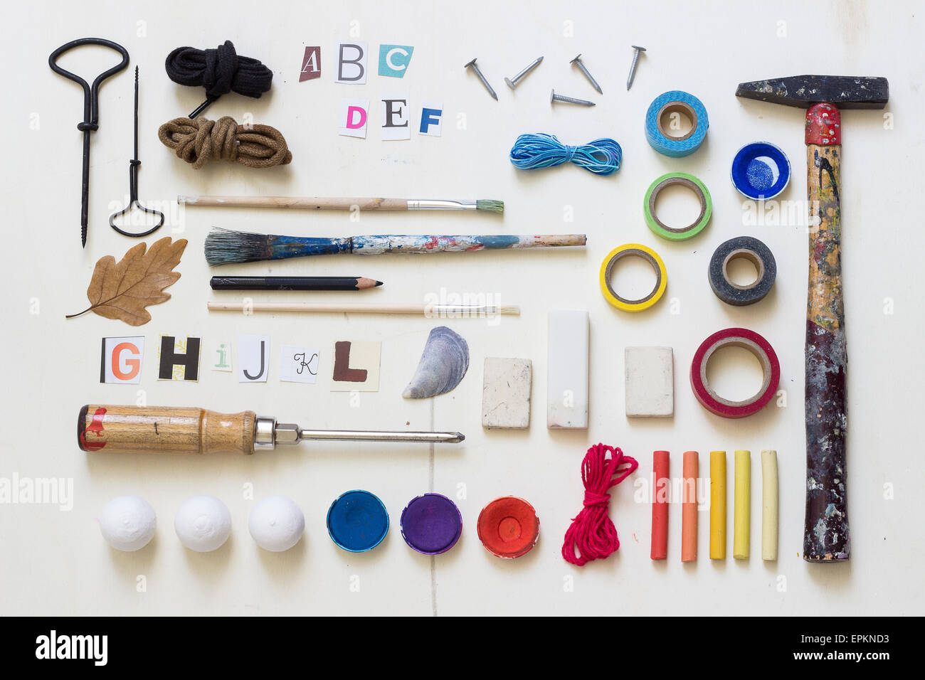 DIY utensils for tinkering Stock Photo - Alamy