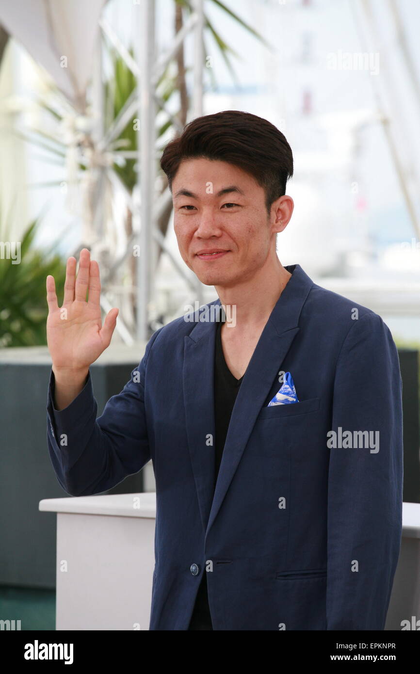 Cannes, France. 19th May, 2015. Director Hong Won-Chan at the Office ...