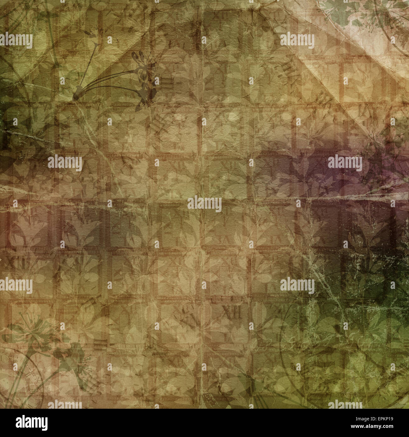 Grunge ancient used paper in scrapbooking style Stock Photo - Alamy