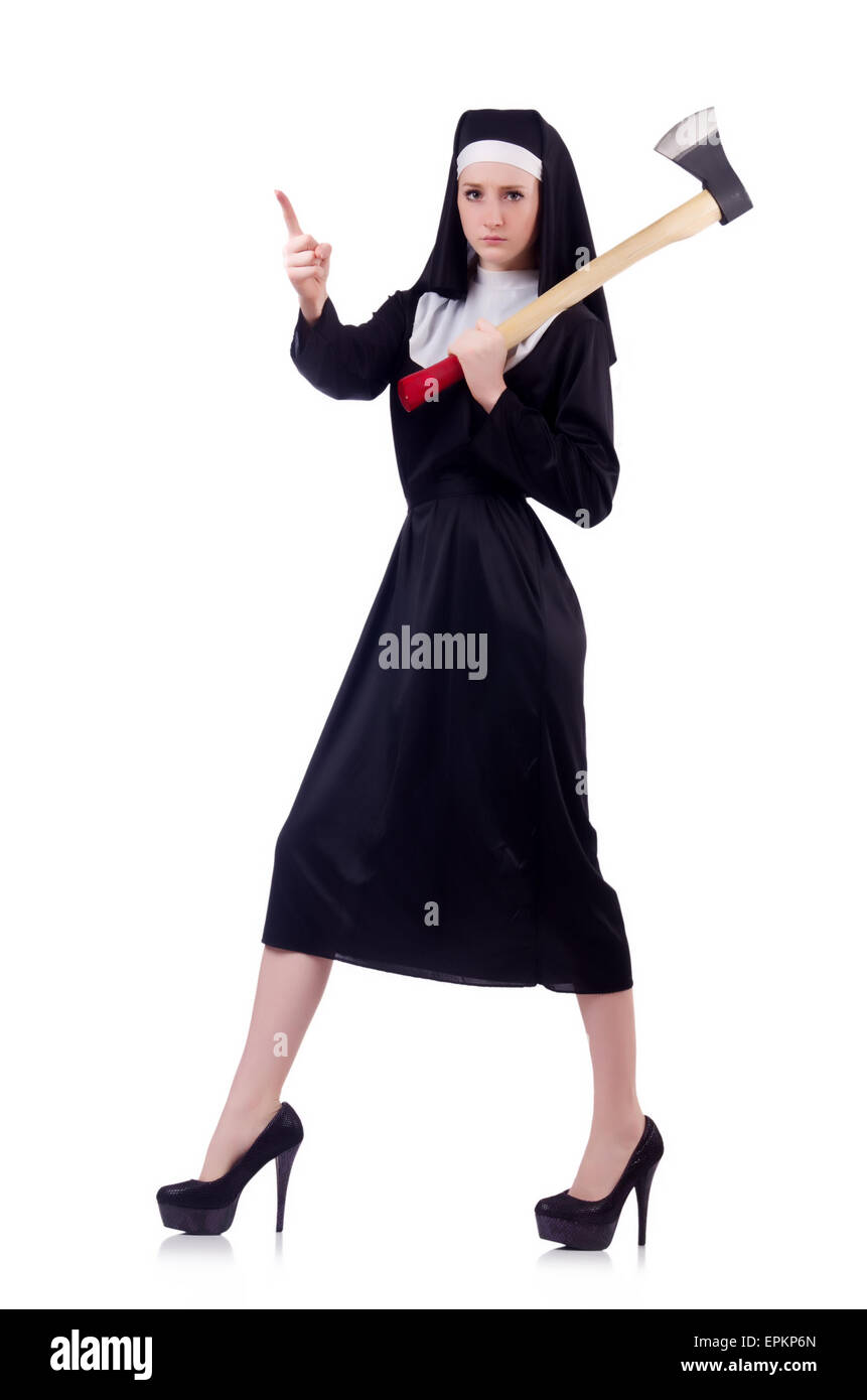 Catholic nun holding Cut Out Stock Images & Pictures - Alamy