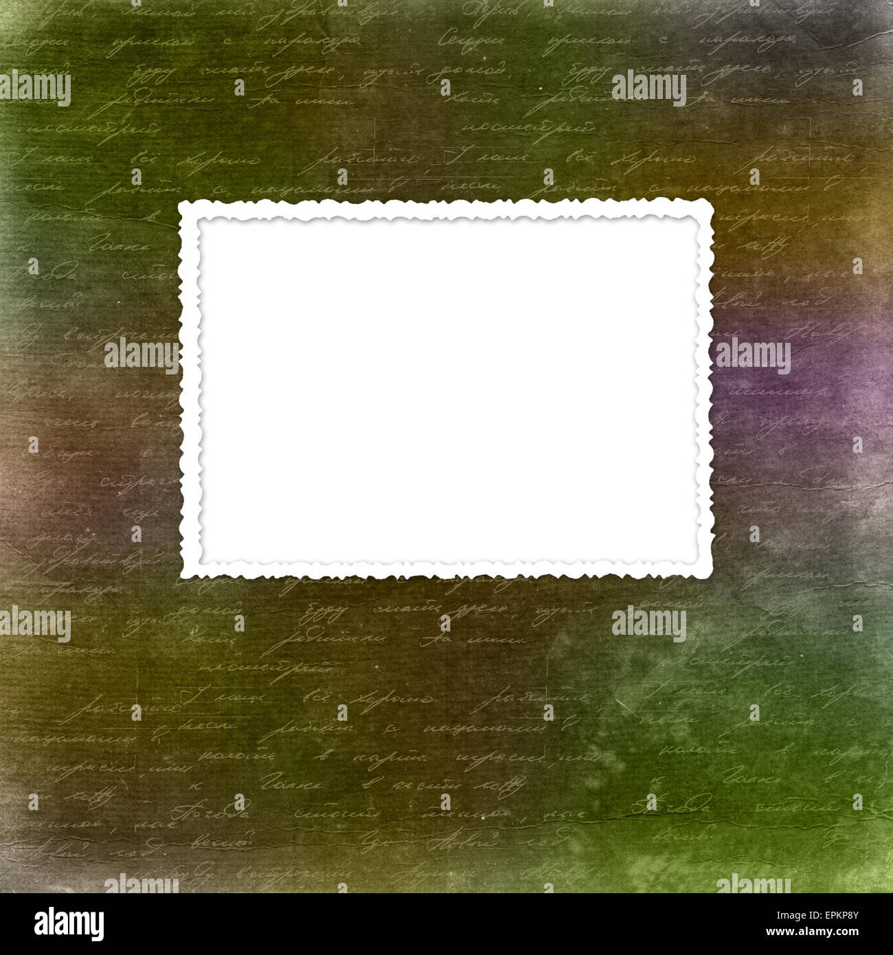 Grunge old paper design in scrap booking style with handwriting Stock ...