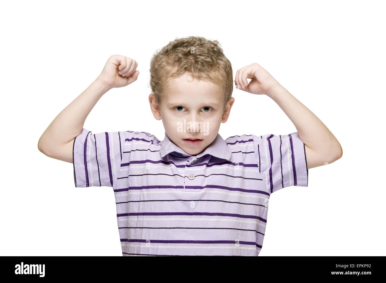 Strong boy hi-res stock photography and images - Alamy