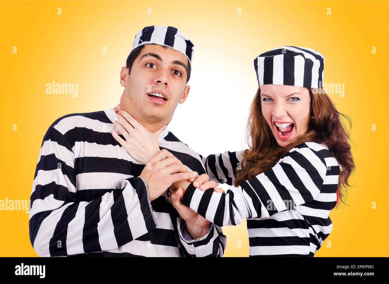Handcuffed prisoners hi-res stock photography and images - Alamy